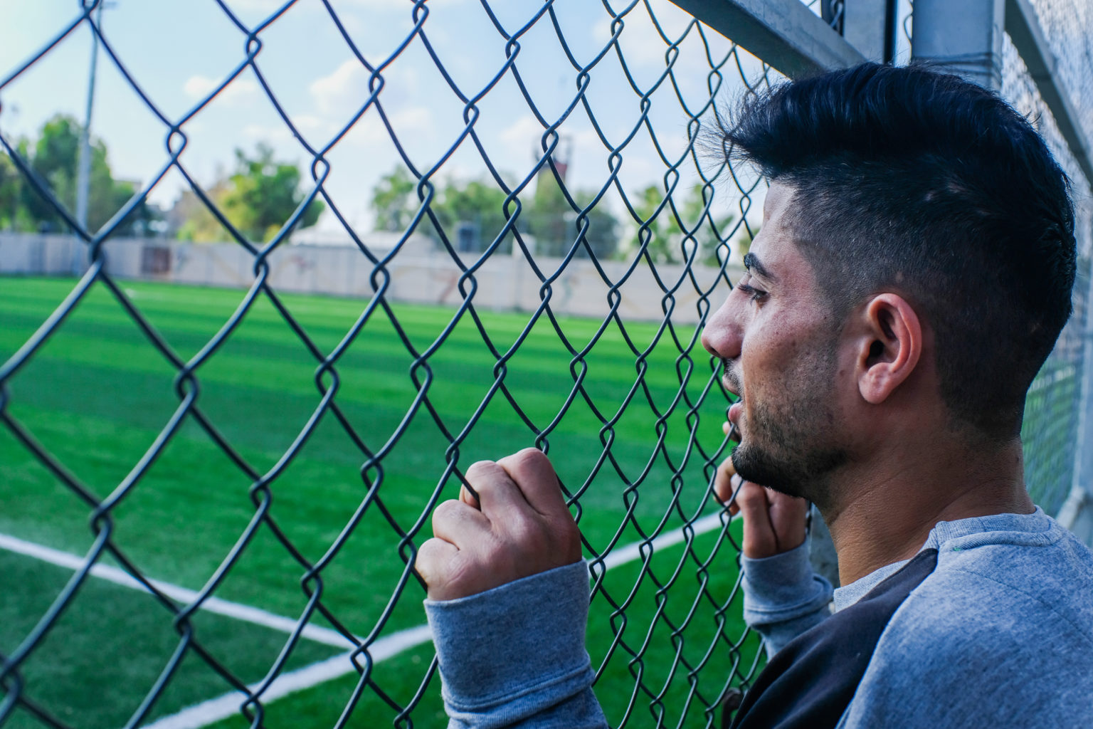 PHOTO ESSAY: Obayda, the Gaza Football Fan Who is Fighting to Survive ...