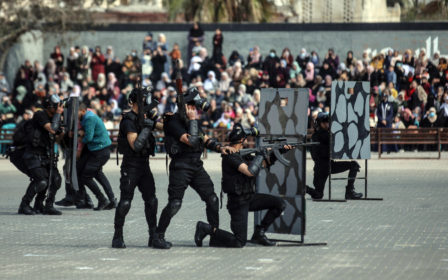 In Photos: Gaza Celebrates Police Graduates, the ‘People’s Regiment ...