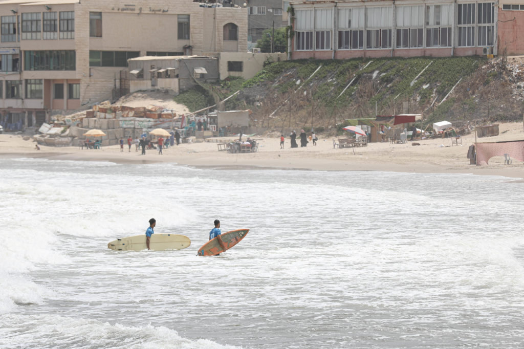 Gaza Beach Comes to Life as Palestine Launches First Surfing ...