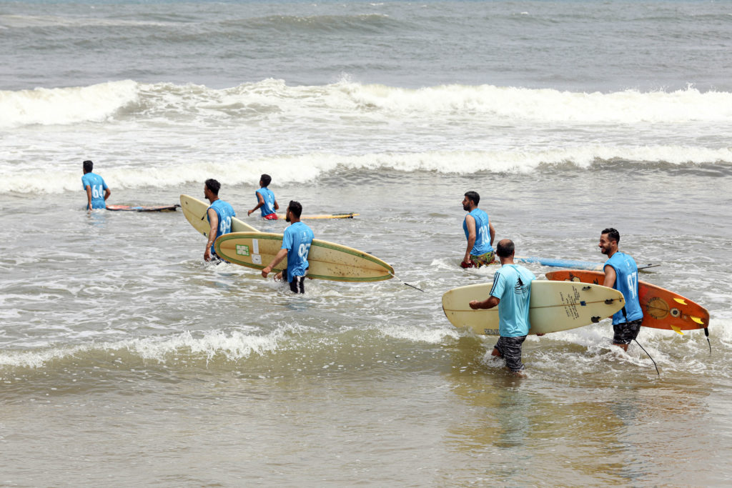 Gaza Beach Comes to Life as Palestine Launches First Surfing ...
