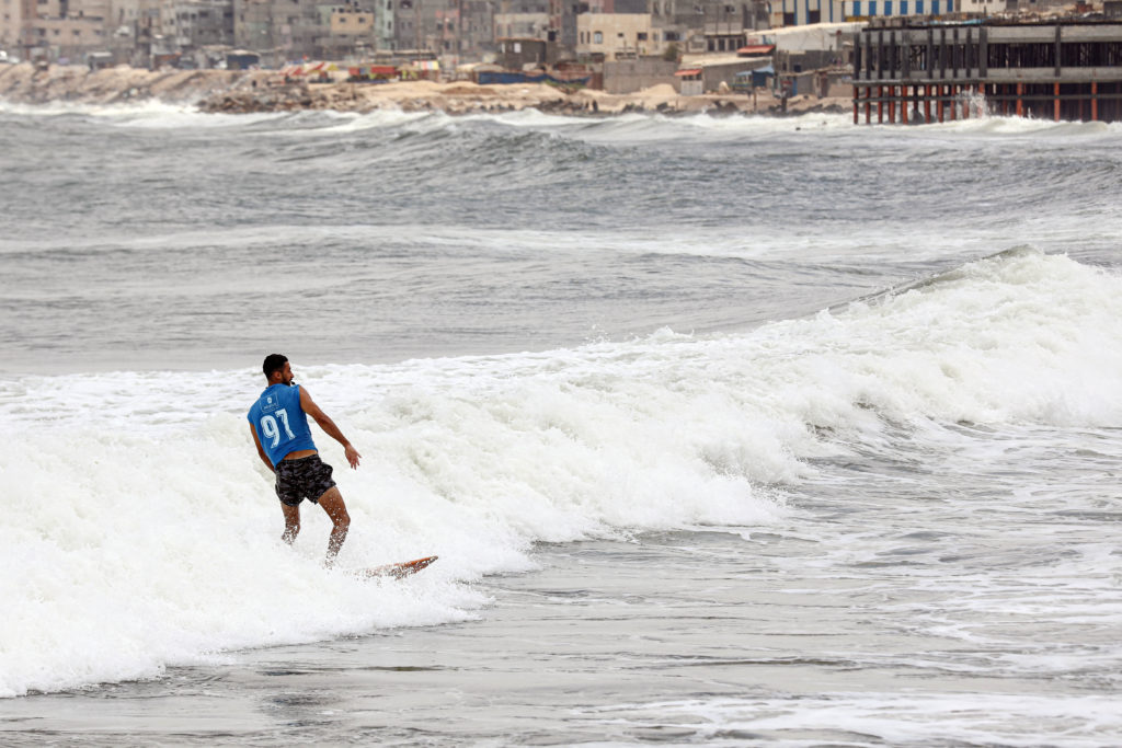 Gaza Beach Comes to Life as Palestine Launches First Surfing ...