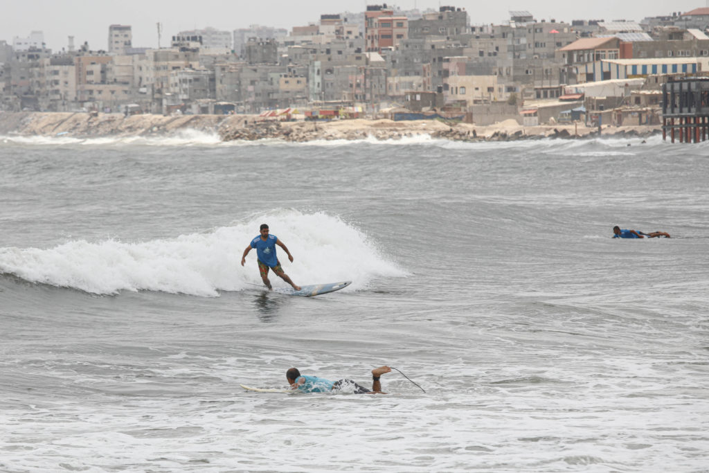 Gaza Beach Comes to Life as Palestine Launches First Surfing ...