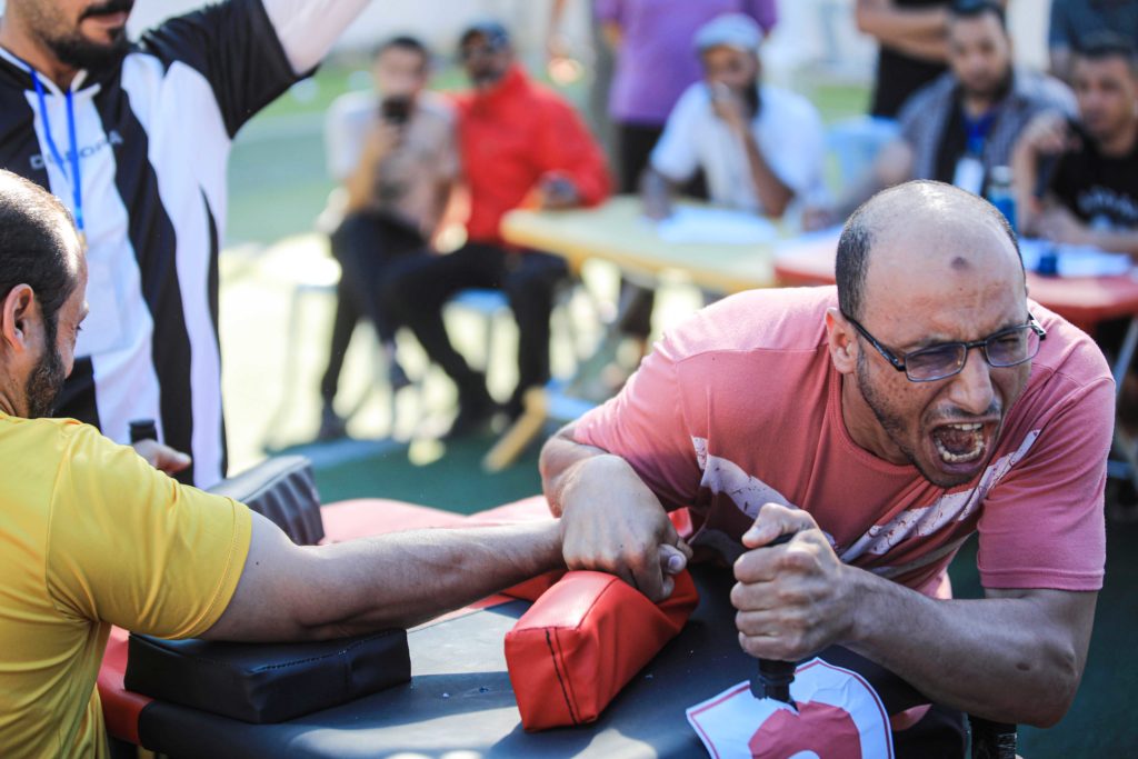 In Photos: Palestinian Arm Wrestling Athletes Compete for Medals, Glory ...