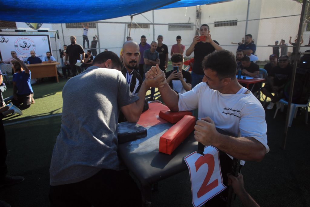 In Photos: Palestinian Arm Wrestling Athletes Compete for Medals, Glory ...