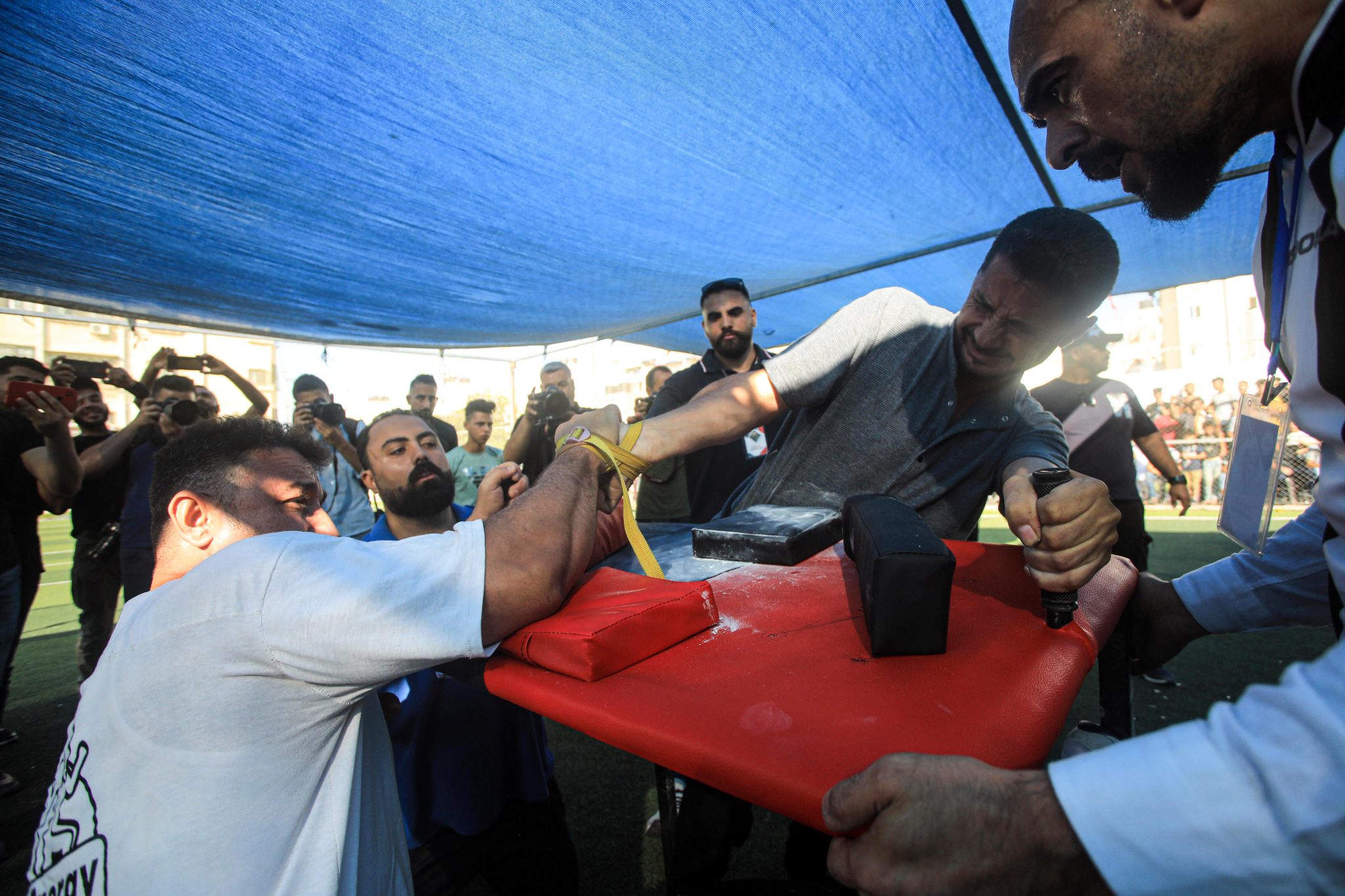 In Photos: Palestinian Arm Wrestling Athletes Compete for Medals, Glory ...