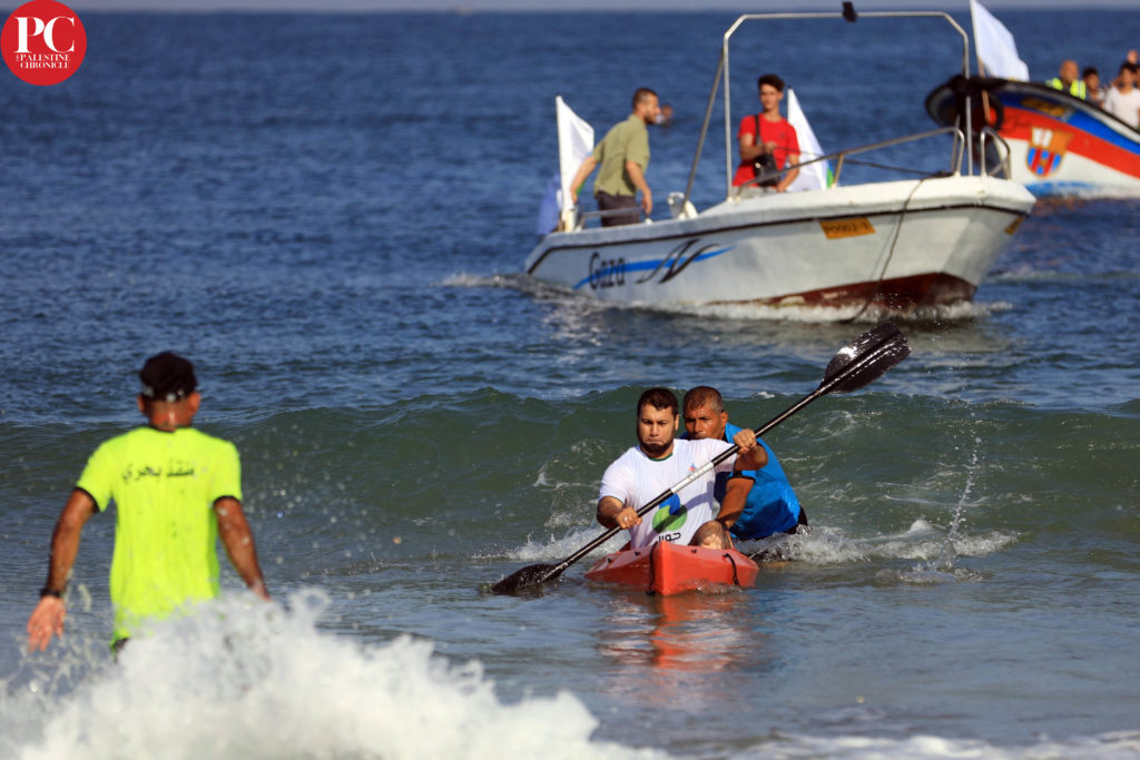 Palestinian Athletes Compete for First Rowing Championship in Gaza ...