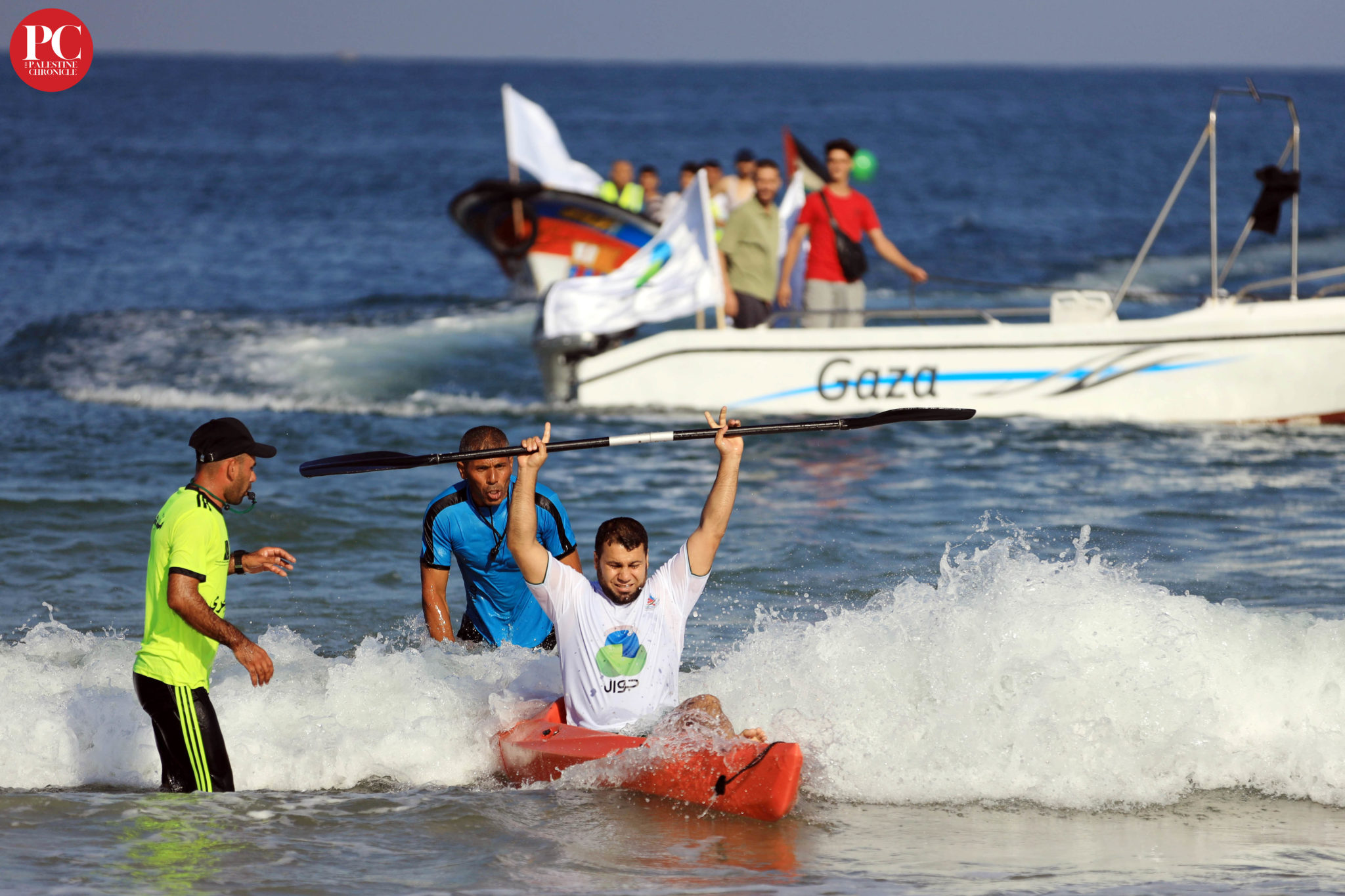 Palestinian Athletes Compete for First Rowing Championship in Gaza ...