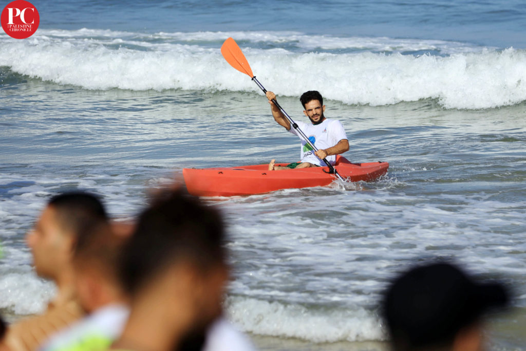 Palestinian Athletes Compete for First Rowing Championship in Gaza ...