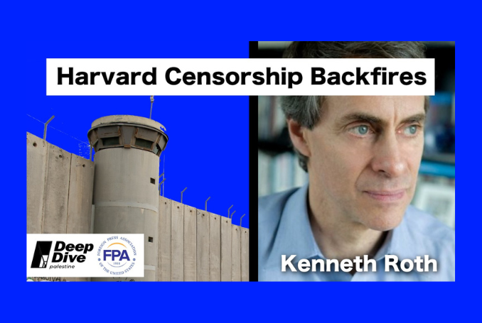 Kenneth Roth Asks, 'Harvard President, Do you Stand for Academic ...