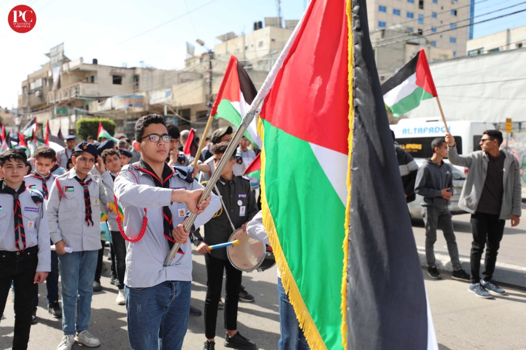 In Photos: Gaza Children Mark Land Day with Marches, Flags and ...