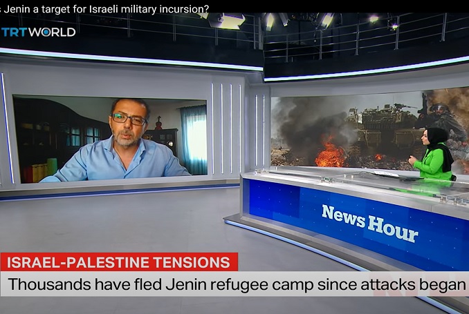 Ramzy Baroud Tells TRT: Palestinian Resistance in Jenin Will Continue ...
