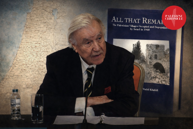 Walid al-Khalidi, Architect of Modern Palestinian Historiography, Dies ...